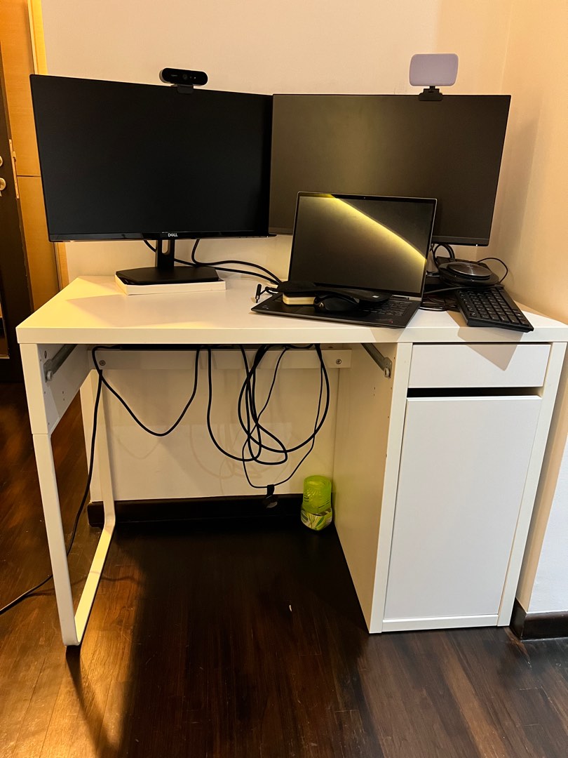 IKEA Mice table + Adjustable standing desk, Furniture & Home Living ...