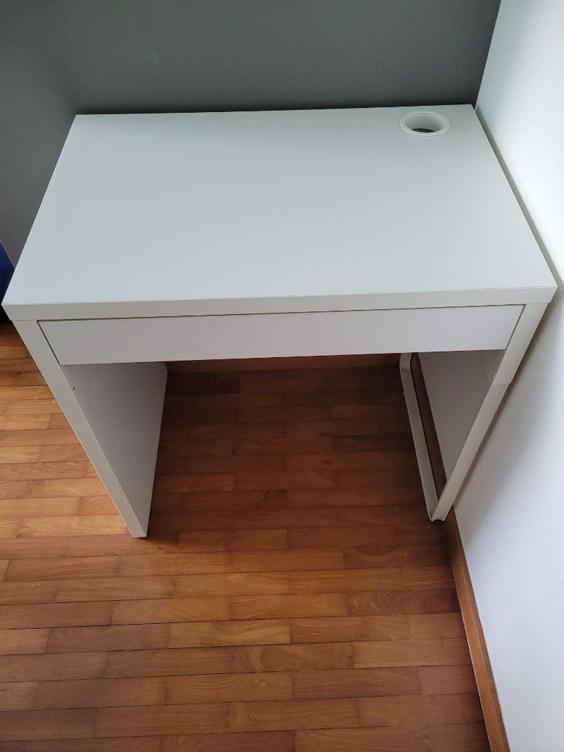 IKEA Micke table, Furniture & Home Living, Furniture, Tables & Sets on ...