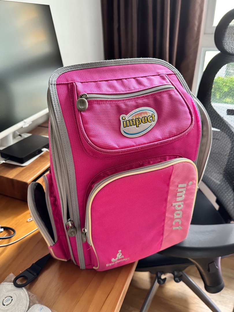 Impact Ergo Comfort Pink School Bag, Babies & Kids, Babies & Kids ...