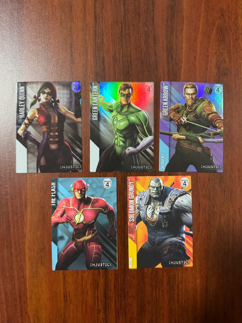 Injustice bronze cards series 4, Hobbies & Toys, Toys & Games on Carousell