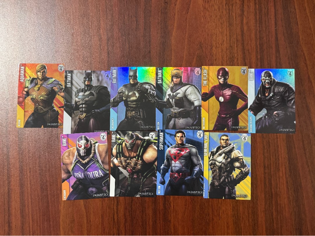 Injustice gold cards series 4, Hobbies & Toys, Toys & Games on Carousell