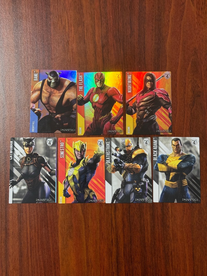 Injustice silver cards, Hobbies & Toys, Toys & Games on Carousell