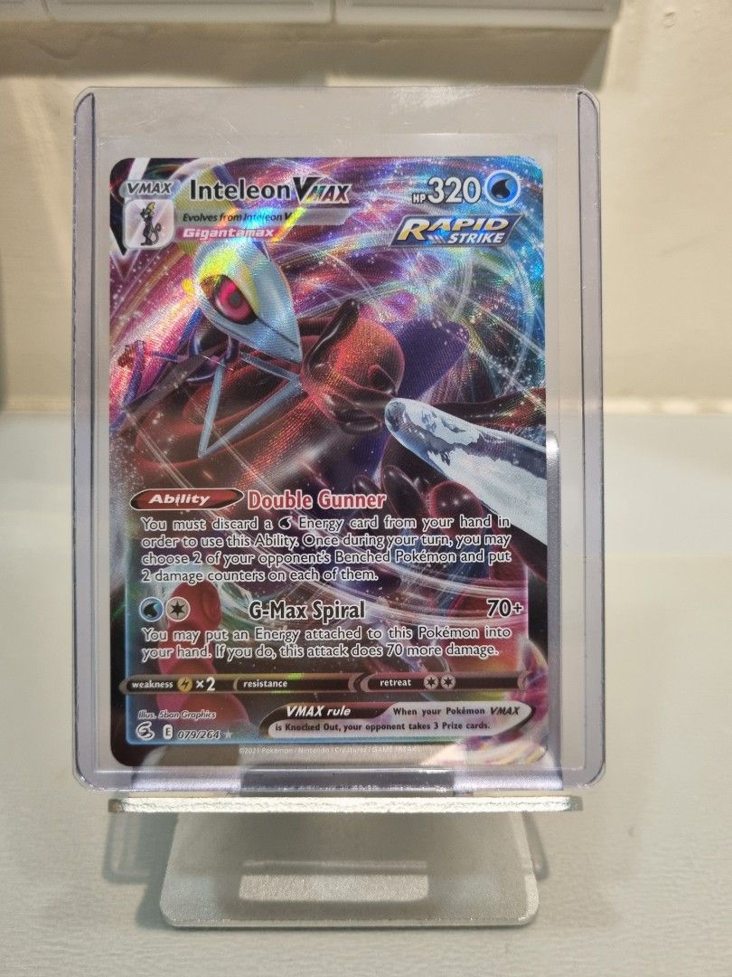 Inteleon Vmax 079/264, Hobbies & Toys, Toys & Games on Carousell