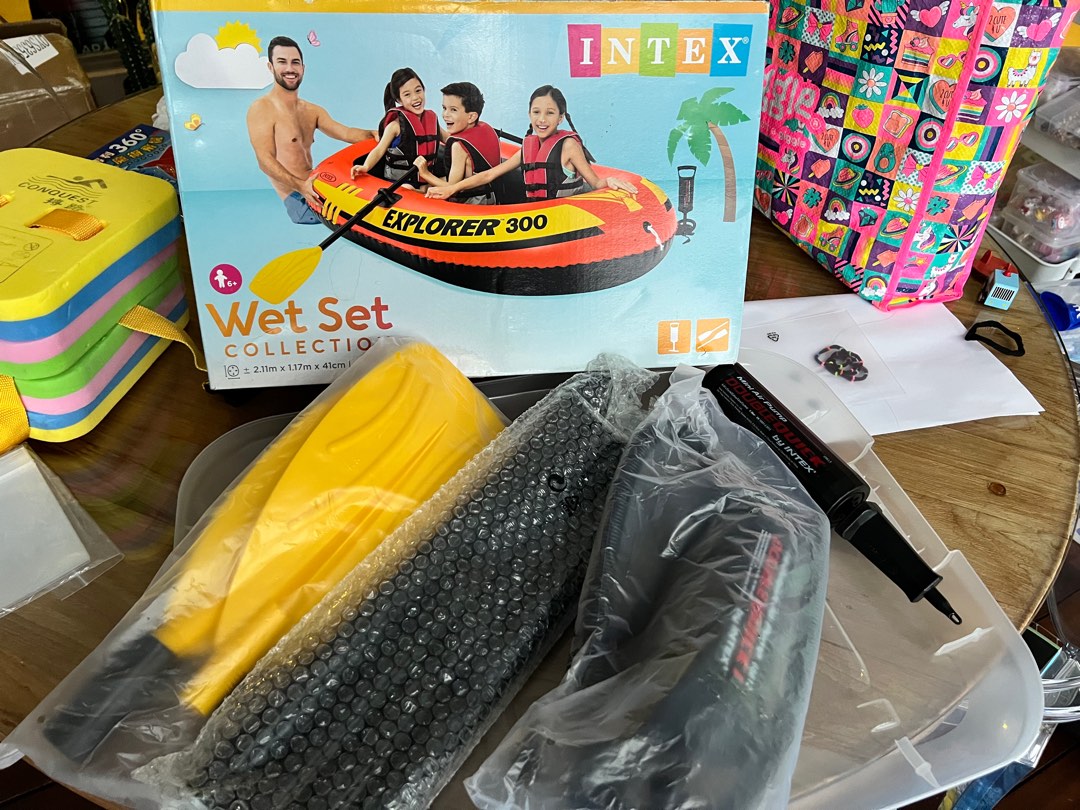 Intex Explorer 200/300 float, Men's Fashion, Tops & Sets, Swim Top & Rash Guards on Carousell
