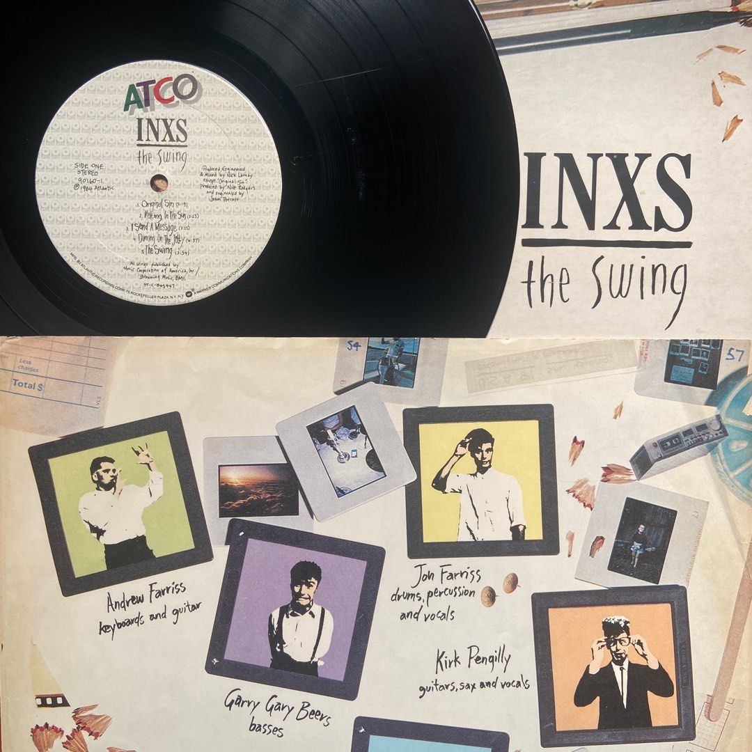 INXS - The Swing (VINYL RECORD LP), Hobbies & Toys, Music & Media ...