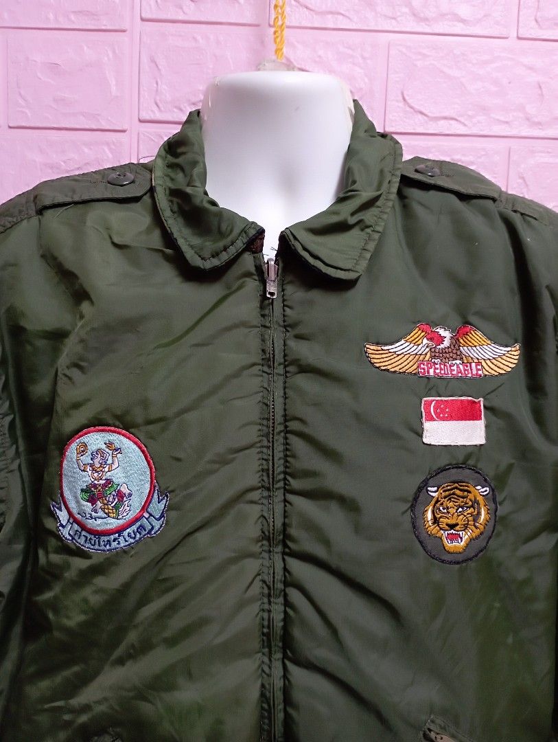 Jacket army 2 in 1 bomber singapore, Men's Fashion, Coats, Jackets and ...