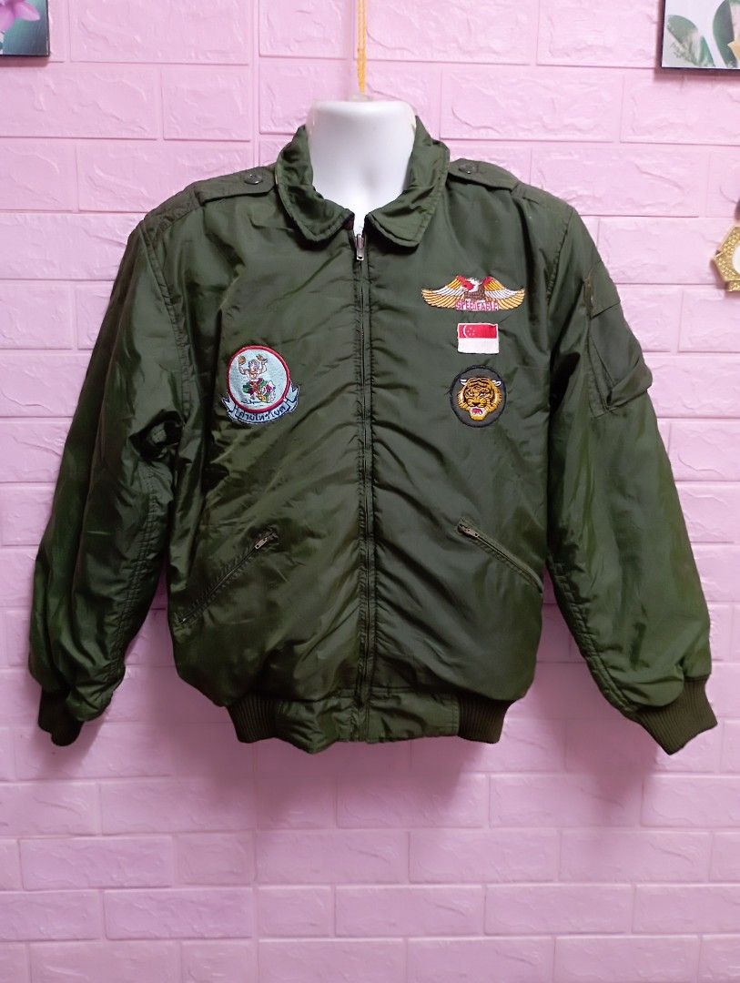 Jacket army 2 in 1 bomber singapore, Men's Fashion, Coats, Jackets and ...