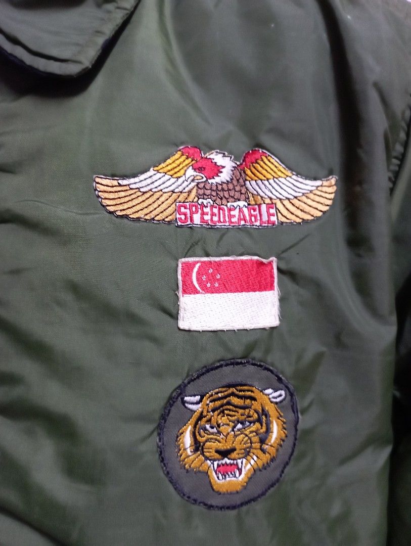 Jacket army 2 in 1 bomber singapore, Men's Fashion, Coats, Jackets and ...