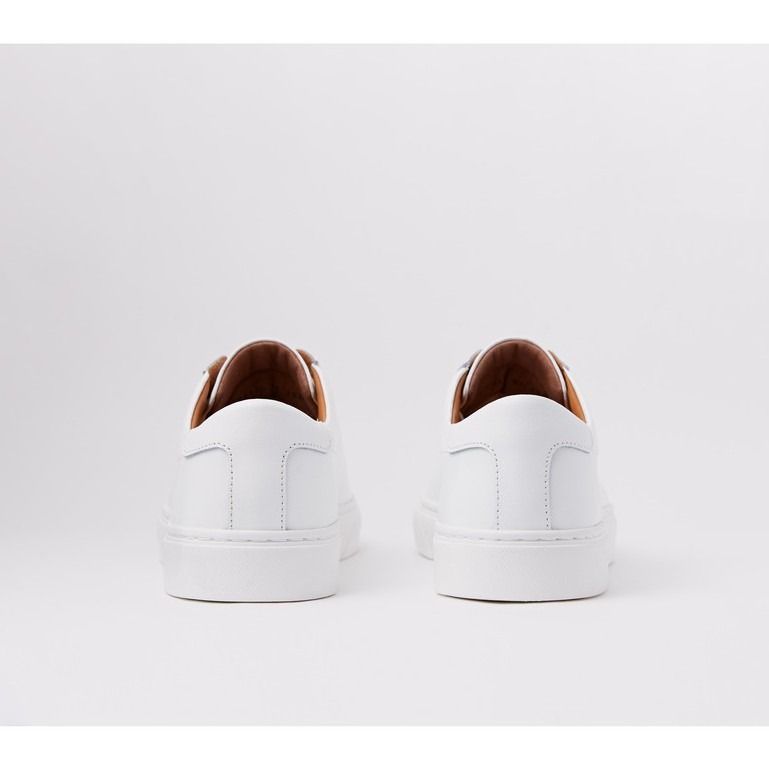 Men's Josepht Rowan White Leather Sneakers, Men's Fashion, Footwear ...