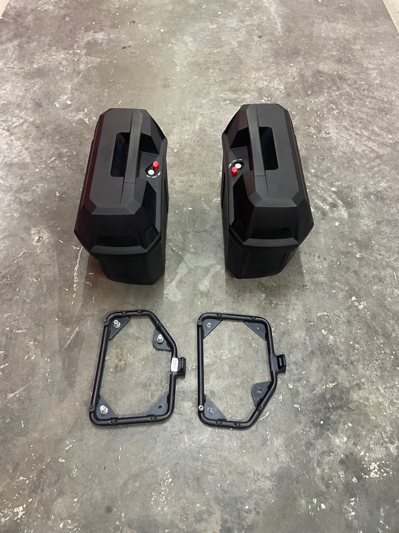 Kappa side boxes with rack, Motorcycles, Motorcycle Accessories on ...