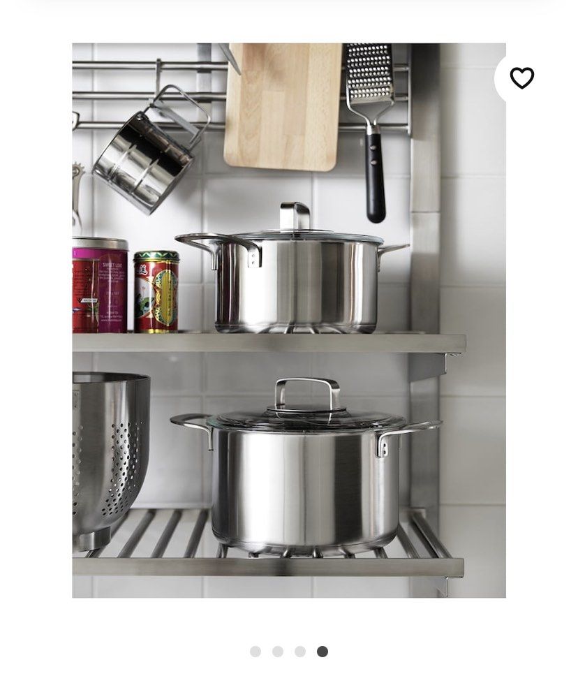 Kitchen Shelves IKEA KUNGSFORS, Furniture & Home Living, Bathroom ...