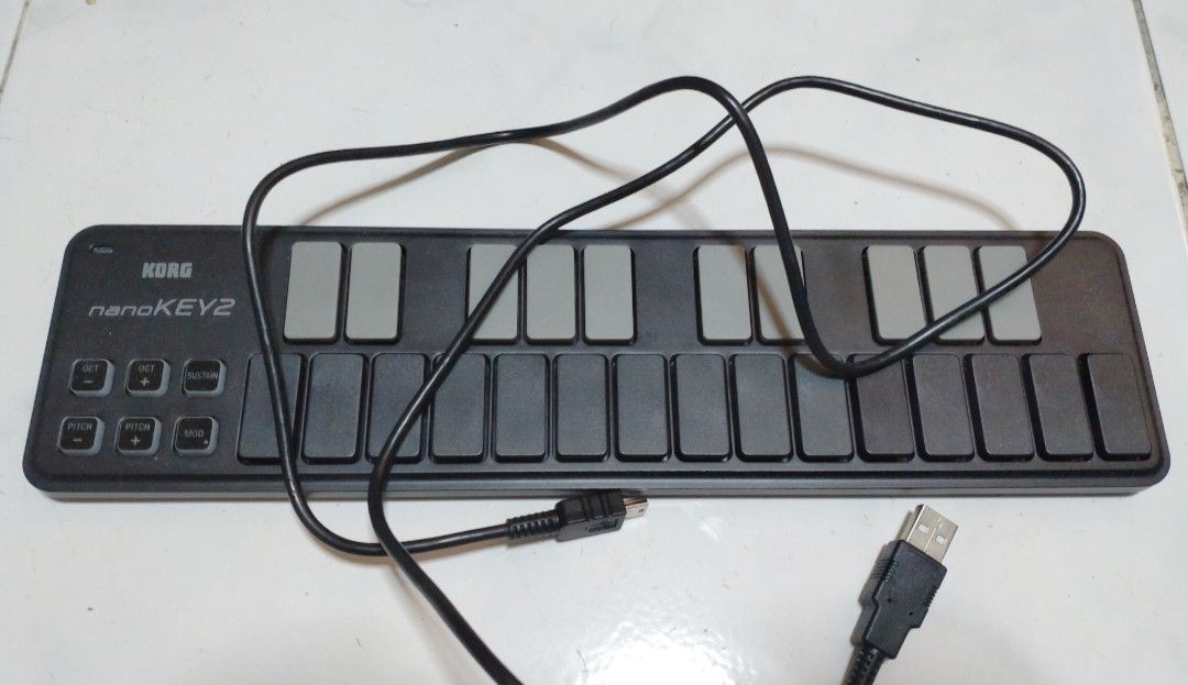 Korg NanoKey 2 25-key MIDI controller, Hobbies & Toys, Music & Media ...