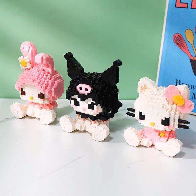 kuromi my melody hello kitty petite small lego bricks set, Hobbies ...