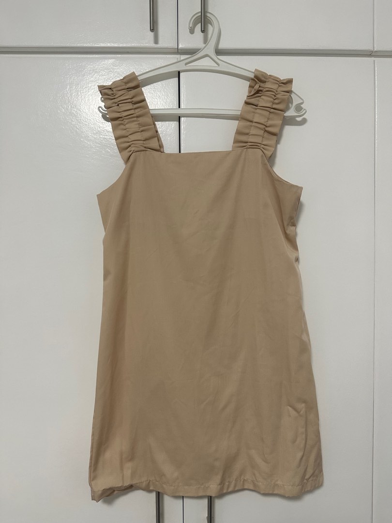 La Coco Babe Dress Beige, Women's Fashion, Dresses & Sets, Dresses on ...