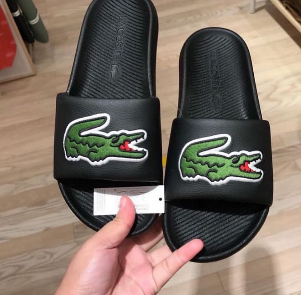 Lacoste Slides, Men's Fashion, Footwear, Slippers & Slides on Carousell