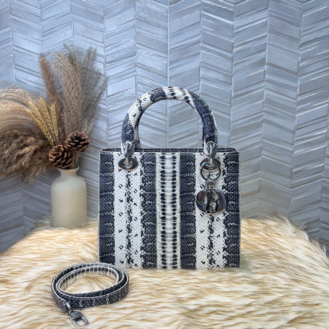 Lady Dior in Exotic Python Leather, Luxury, Bags & Wallets on Carousell