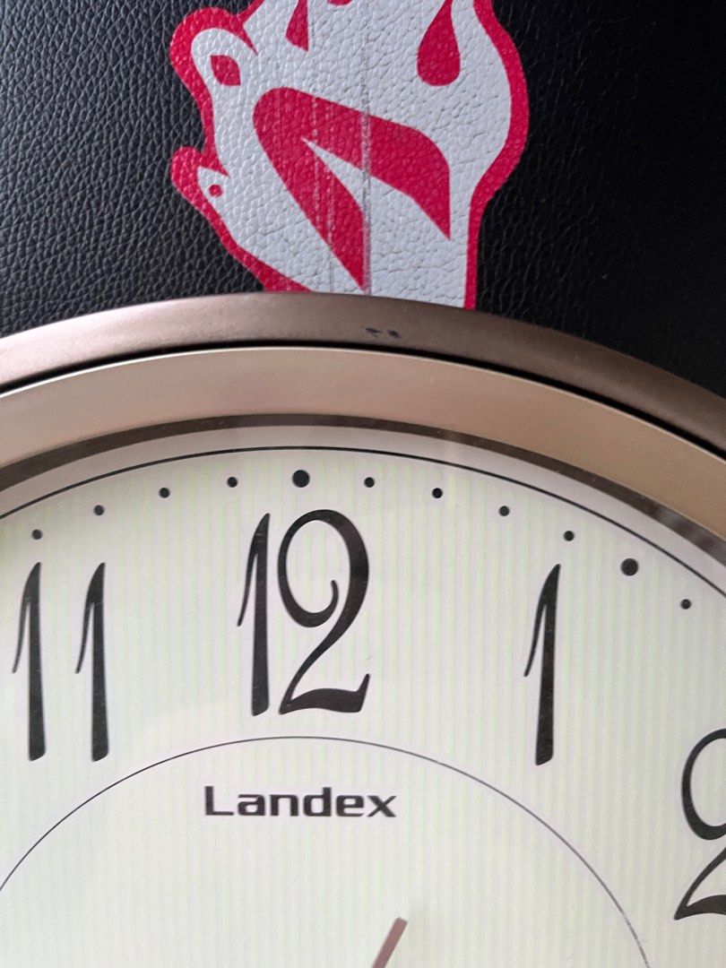 Landex Wall Clock, Furniture & Home Living, Home Decor, Clocks on Carousell