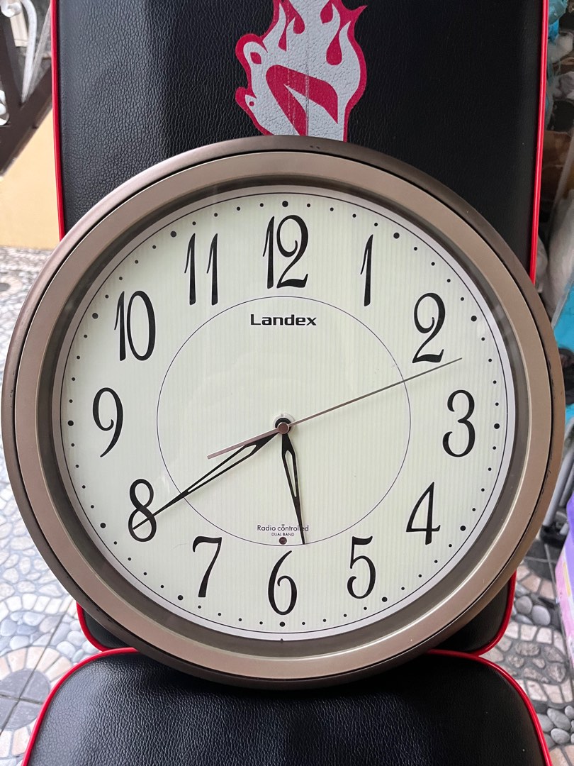 Landex Wall Clock, Furniture & Home Living, Home Decor, Clocks on Carousell