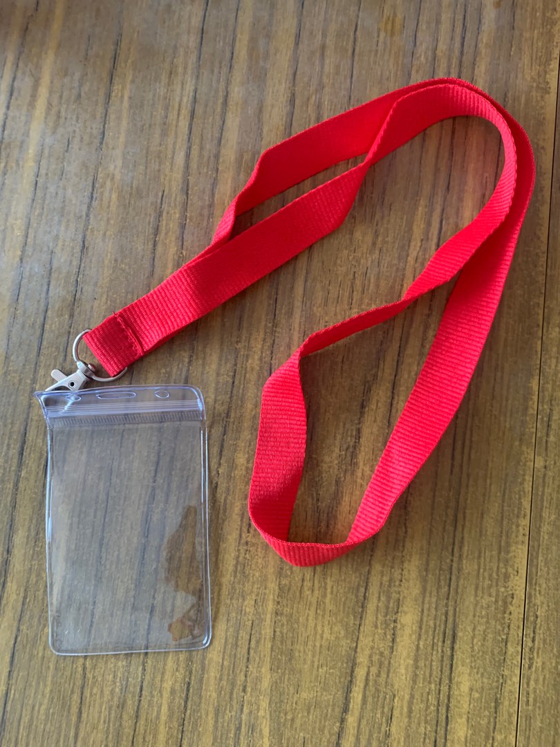 Lanyard tag crew staff pass clip hang, Hobbies & Toys, Stationery ...