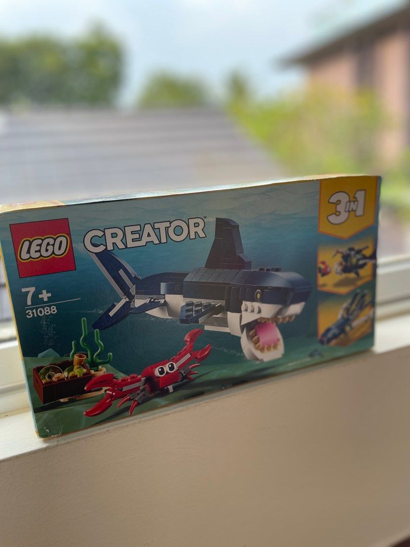 LEGO Creator 3in1 Deep Sea Creatures 31088 Building Kit, 2019 (230 ...