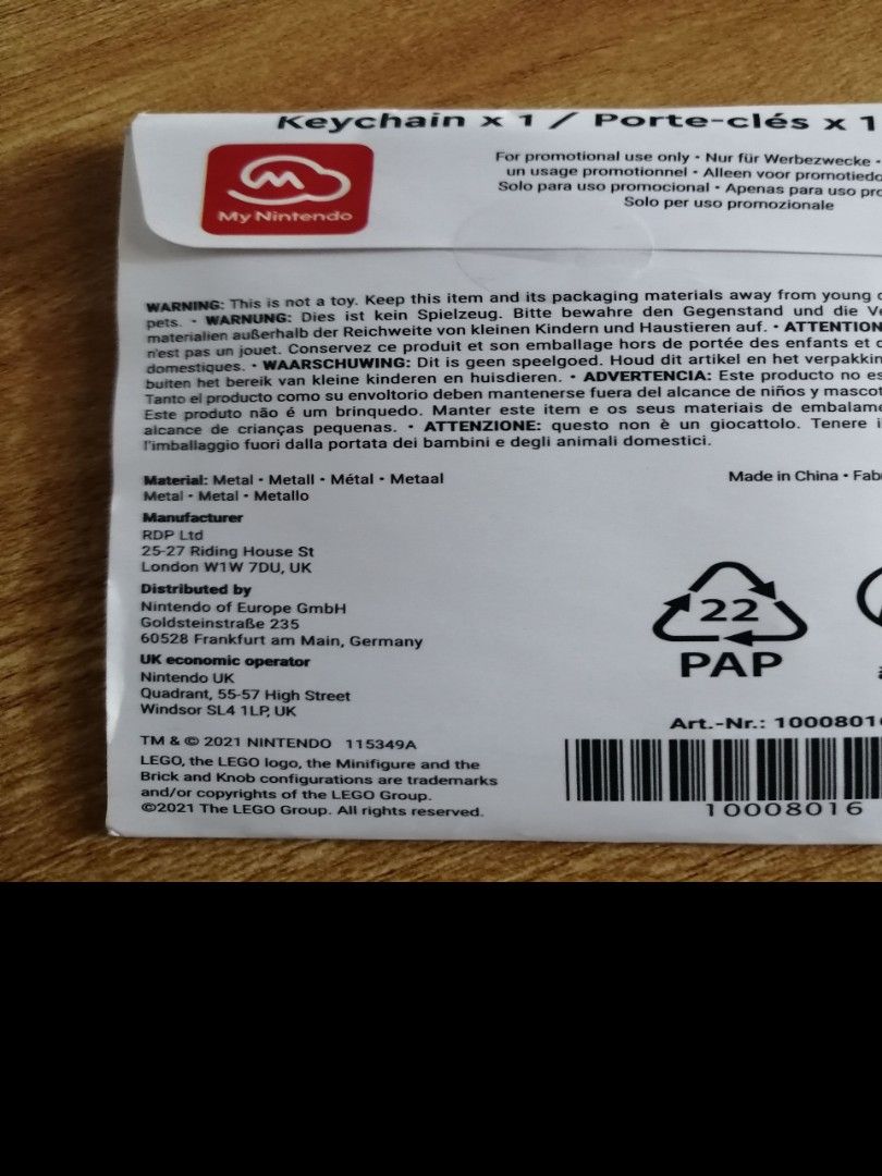 Lego VIP Super Mario keychain, Hobbies & Toys, Memorabilia ...