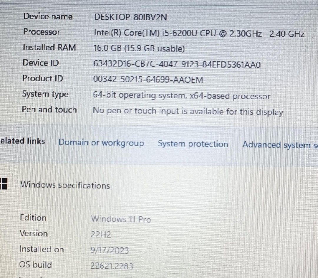 Lenovo ThinkPad L460 Intel Core i5 6th Gen Ram 16GB SSD 512 Display 14 ...