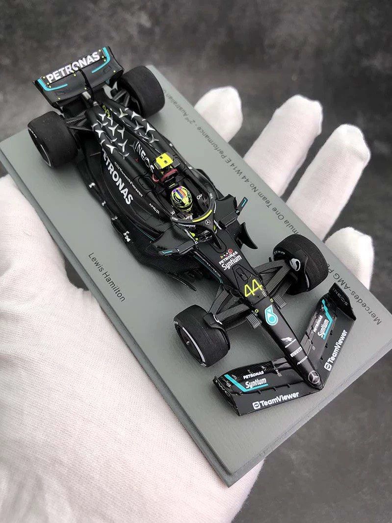 Lewis Hamilton 2023 Australian GP Runner-Up Mercedes-AMG W14 Spark 1:43 ...