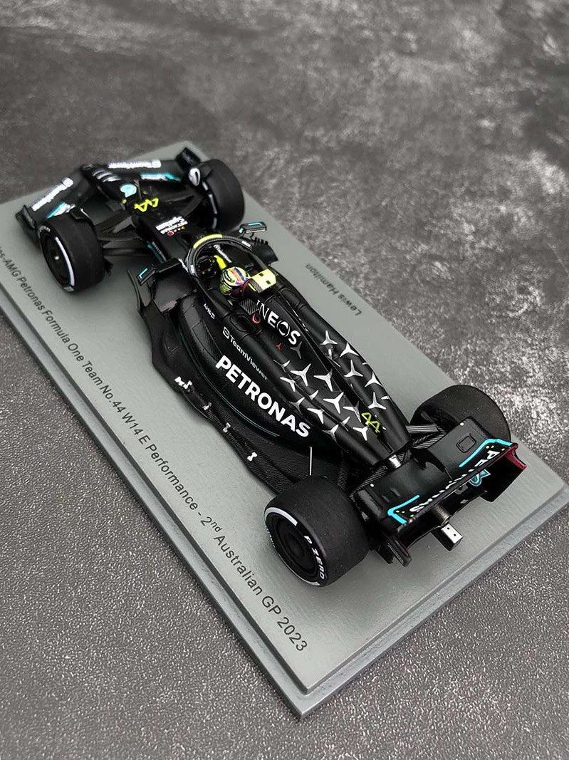 Lewis Hamilton 2023 Australian GP Runner-Up Mercedes-AMG W14 Spark 1:43 ...
