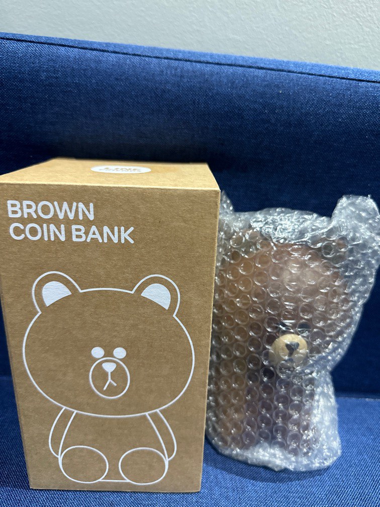Line Friends Coin Bank (Brown and Cony), Hobbies & Toys, Memorabilia ...