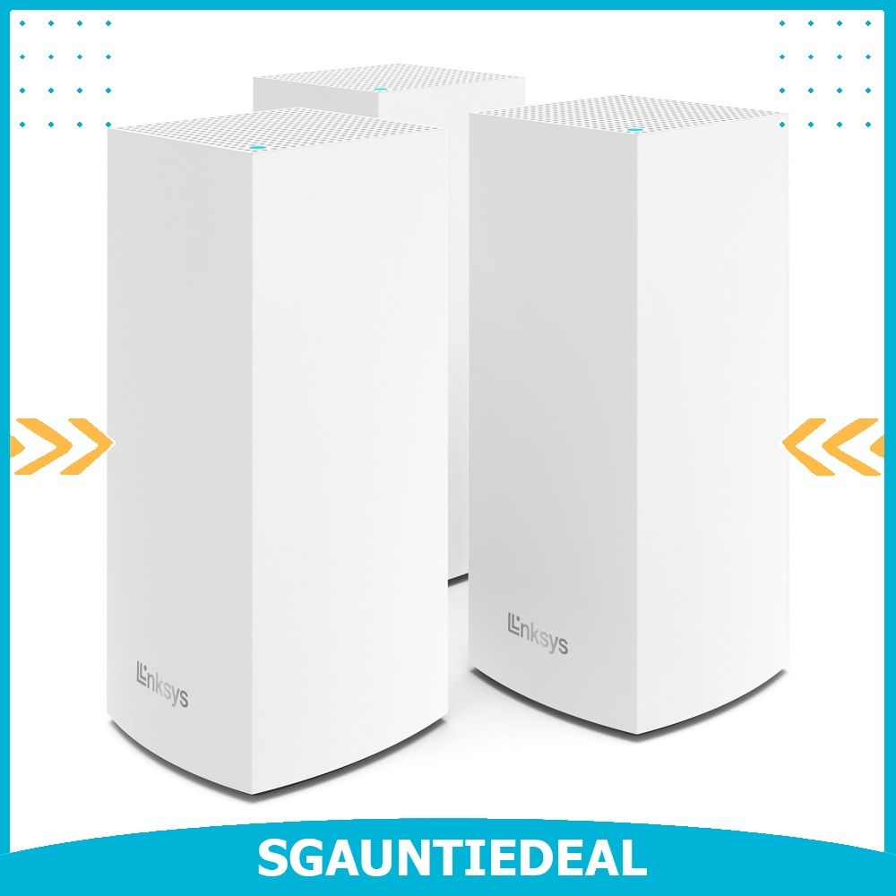 Linksys MX12600 Mesh WiFi Router - AX4200 WiFi 6 Router - Velop Tri-Band WiFi Mesh Router - WiFi ...