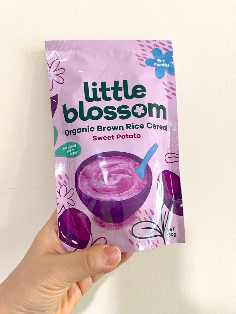 Little Blossom organic brown rice cereal, Babies & Kids, Nursing ...