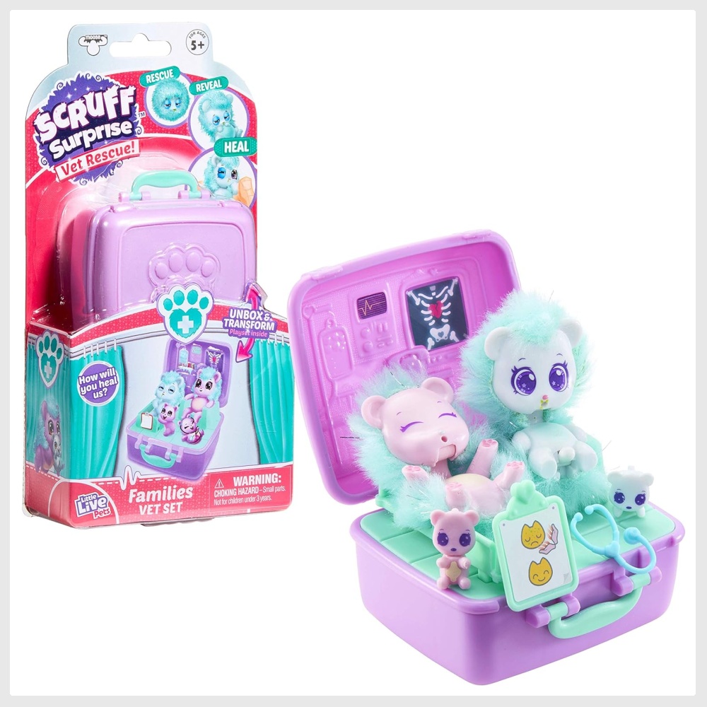 Little Live Pets Scruff Surprise Vet Rescue - Vet Set with Polar Bear ...