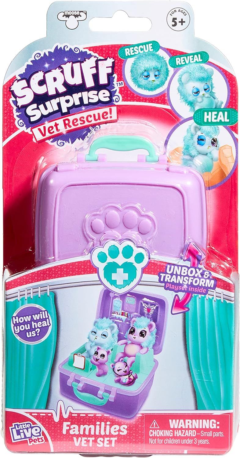 Little Live Pets Scruff Surprise Vet Rescue - Vet Set with Polar Bear ...