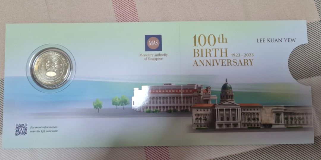 LKY 100th Birth Anniversary $10 coin commemorates, Hobbies & Toys ...