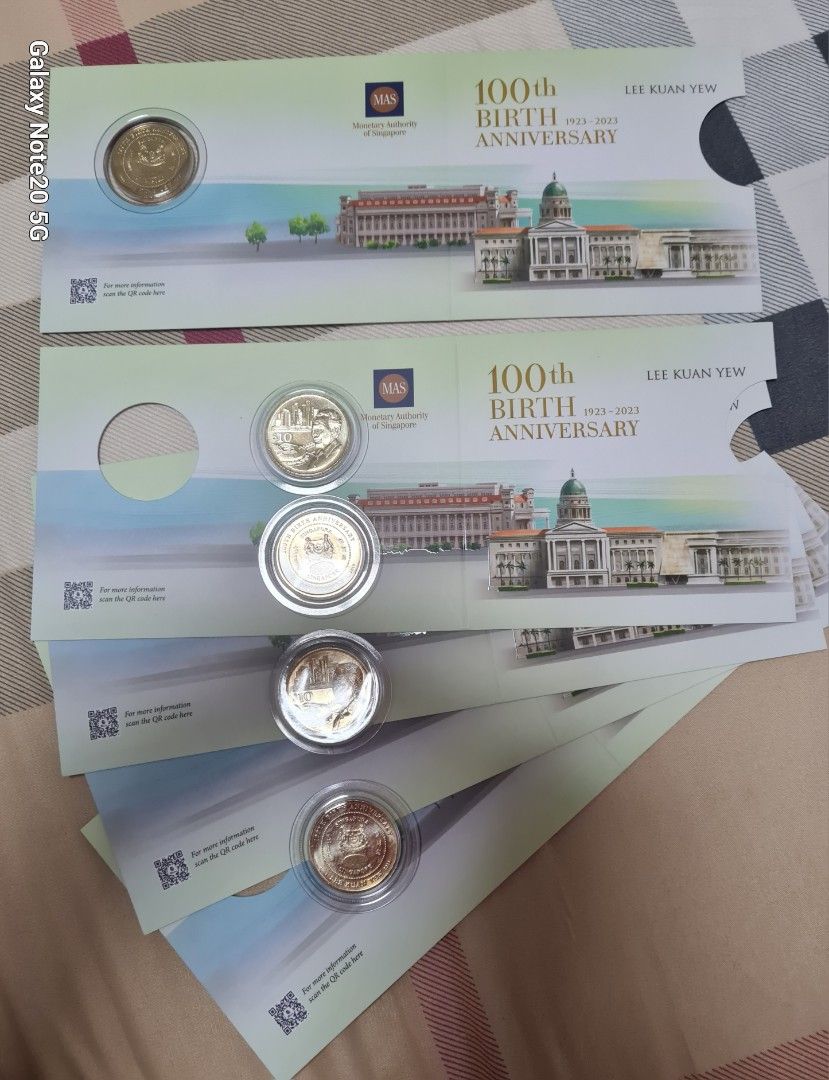 LKY 100th Birth Anniversary $10 coin commemorates, Hobbies & Toys ...