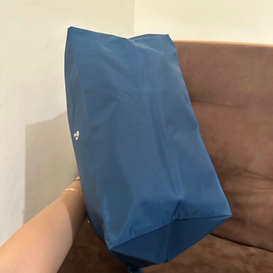 Longchamp Le pliage Ocean Blue, Luxury, Bags & Wallets on Carousell