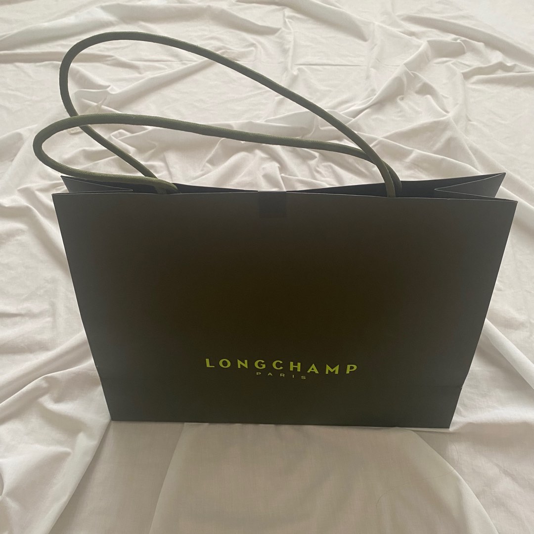 Longchamp Paper Bag, Luxury, Bags & Wallets on Carousell