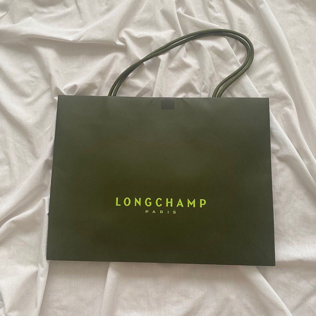 Longchamp Paper Bag, Luxury, Bags & Wallets on Carousell