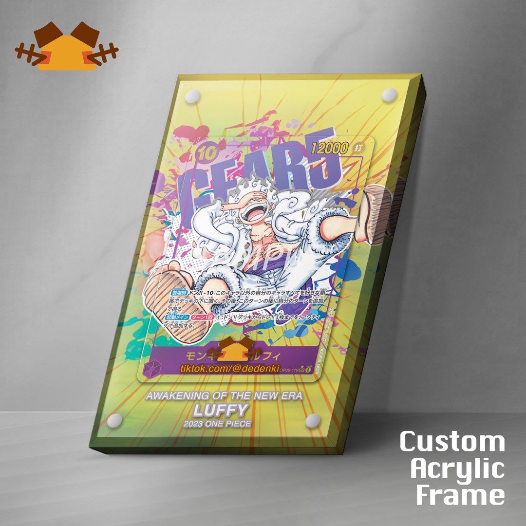Luffy Gear 5 Custom Card Frame, Hobbies & Toys, Toys & Games on Carousell
