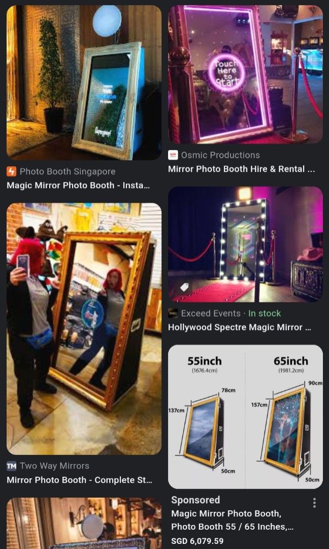 Magic Mirrors Photobooth, Photography, Cameras on Carousell