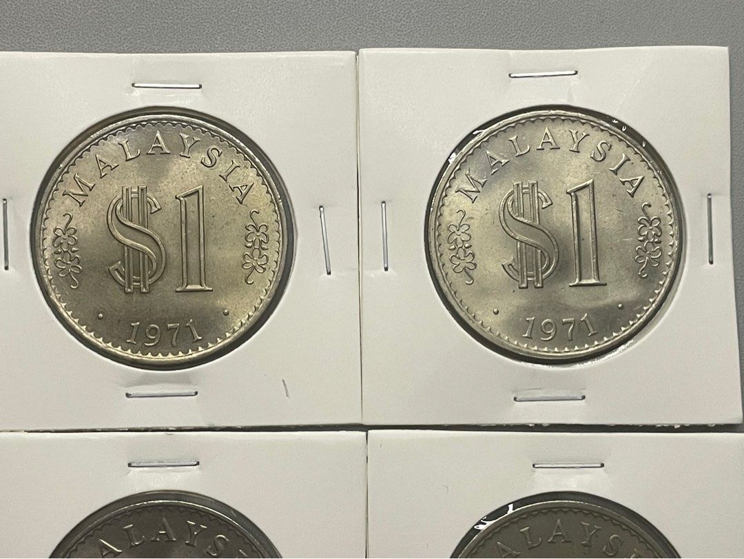 Malaysia RM1 1971 1985 semi keydate 1 ringgit duit lama syiling ...