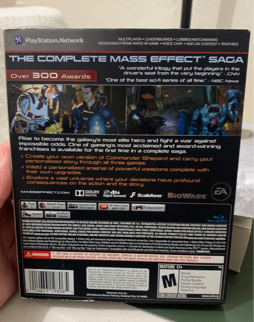 Mass Effect Trilogy - PS3, Video Gaming, Video Games, PlayStation on ...