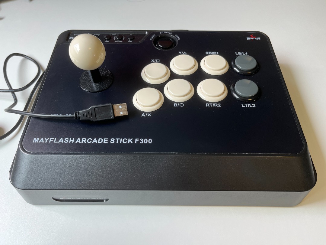 Mayflash F300 Arcade Fight Stick Modded With Sanwa Stick And Buttons ...