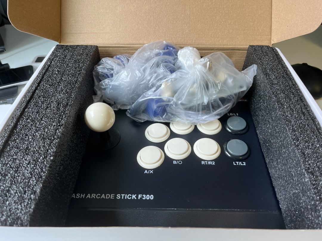 Mayflash F300 Arcade Fight Stick Modded With Sanwa Stick And Buttons ...