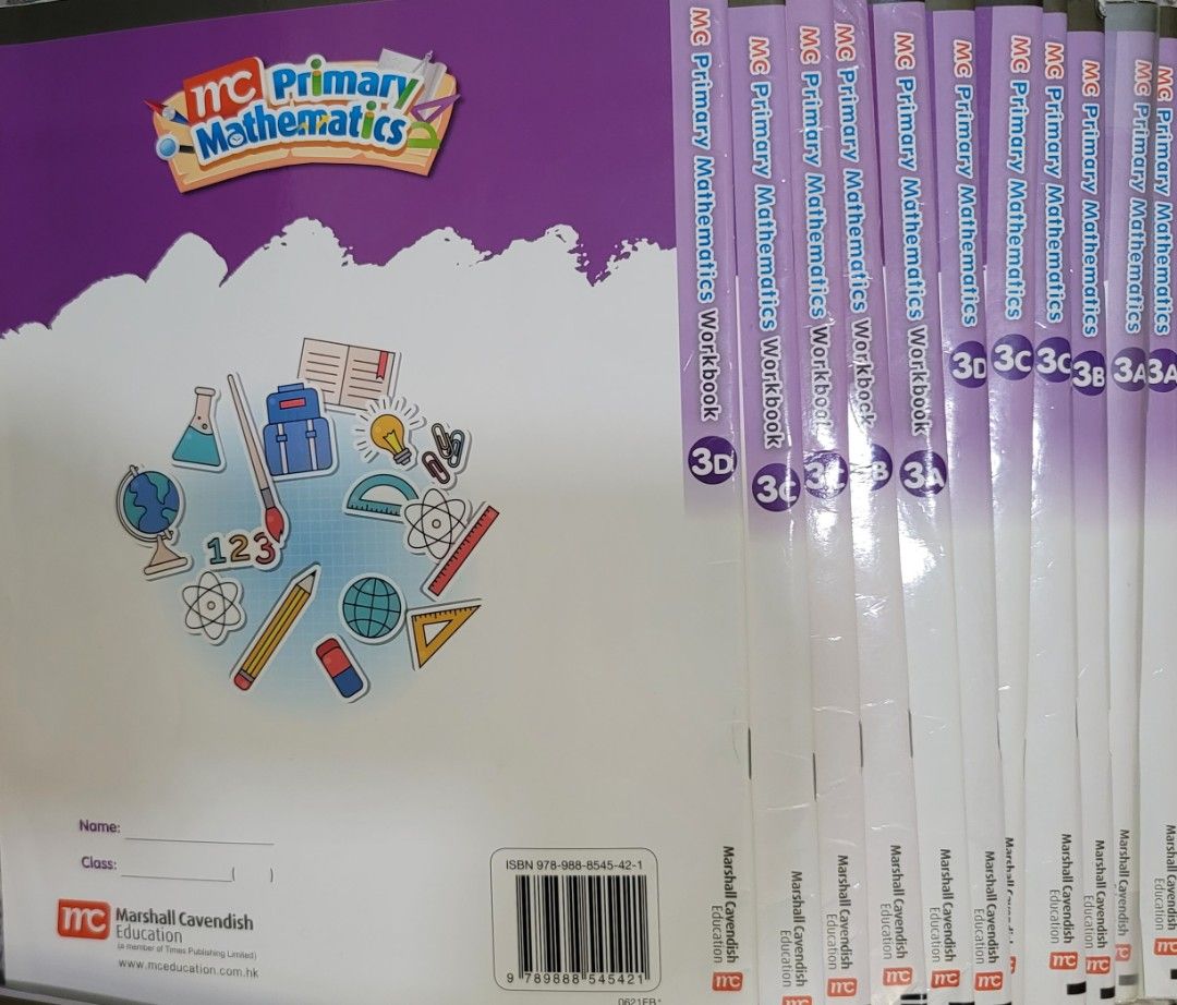 MC Marshall Cavendish Education Primary Mathematics Full Set with ...
