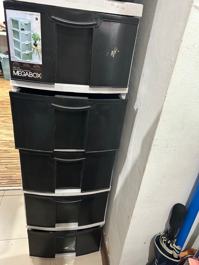 MEGABOZ Plastic Drawer, Furniture & Home Living, Furniture, Shelves ...