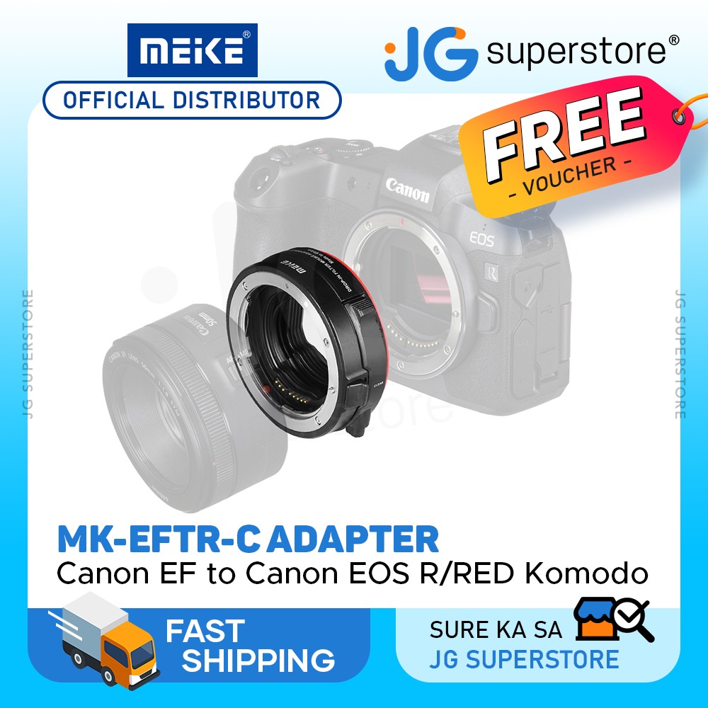Meike MK-EFTR-C Drop-in Filter Auto Focus Mount Adapter for Canon EF to Canon EOS R / RP / R5 ...