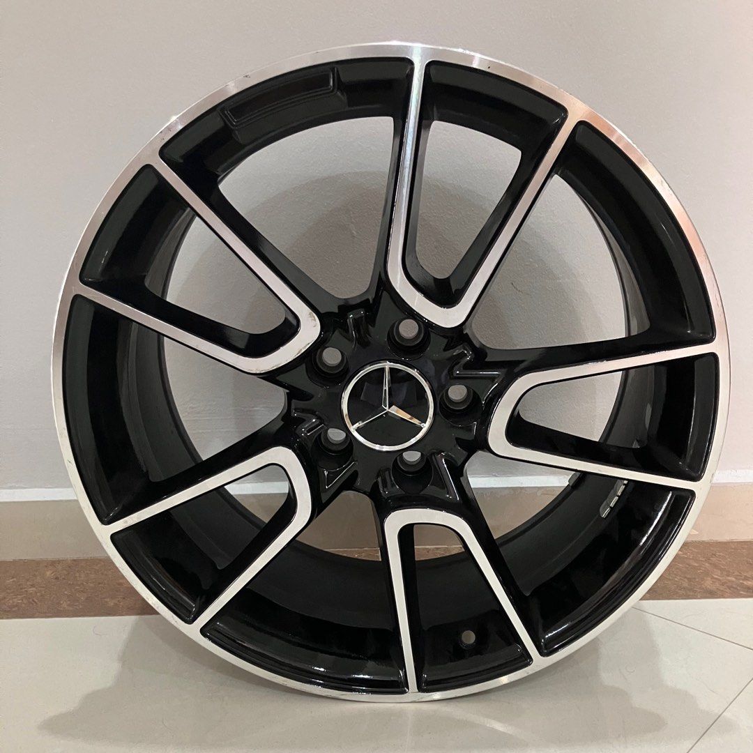 Mercedes OEM tyre rims, Car Accessories, Tyres & Rims on Carousell