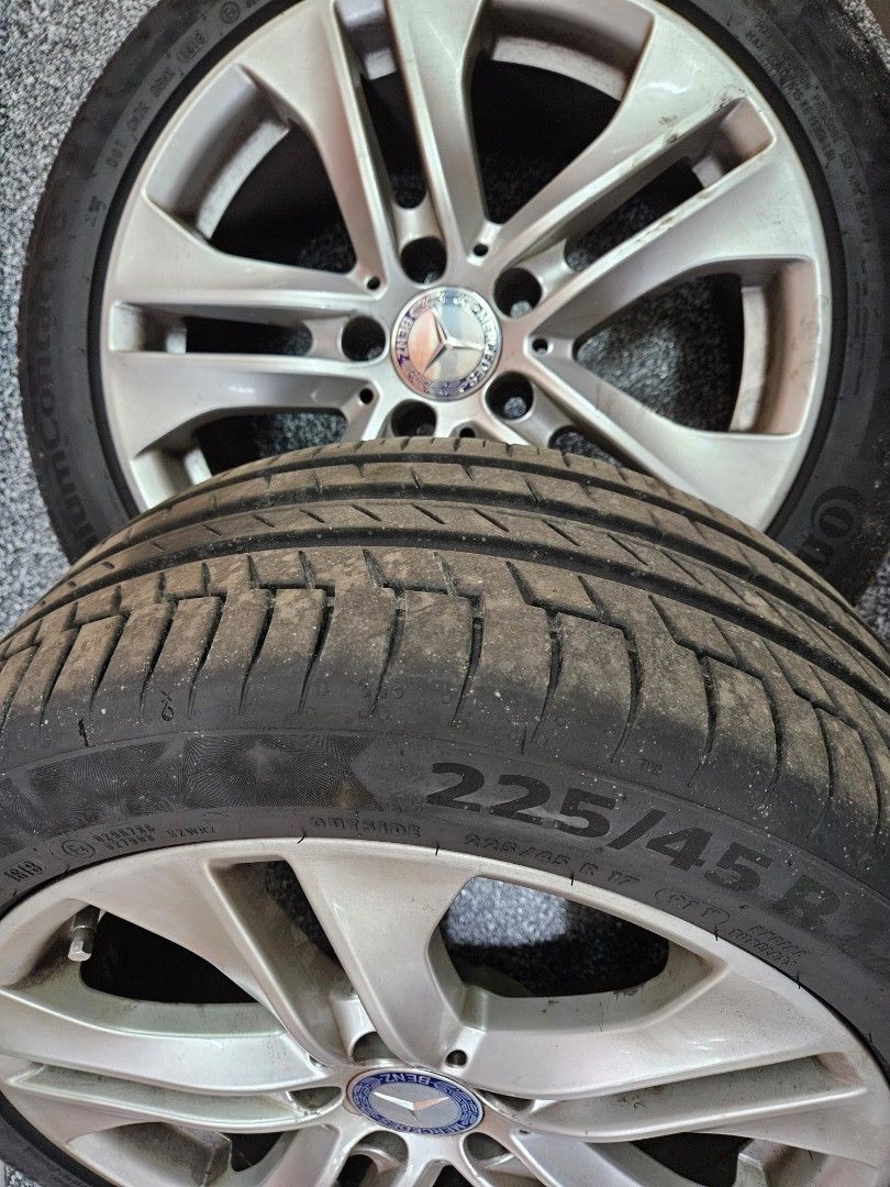 Mercedes-Benz C180 Original 17" Rims with Meaty Tyres, Car Accessories ...