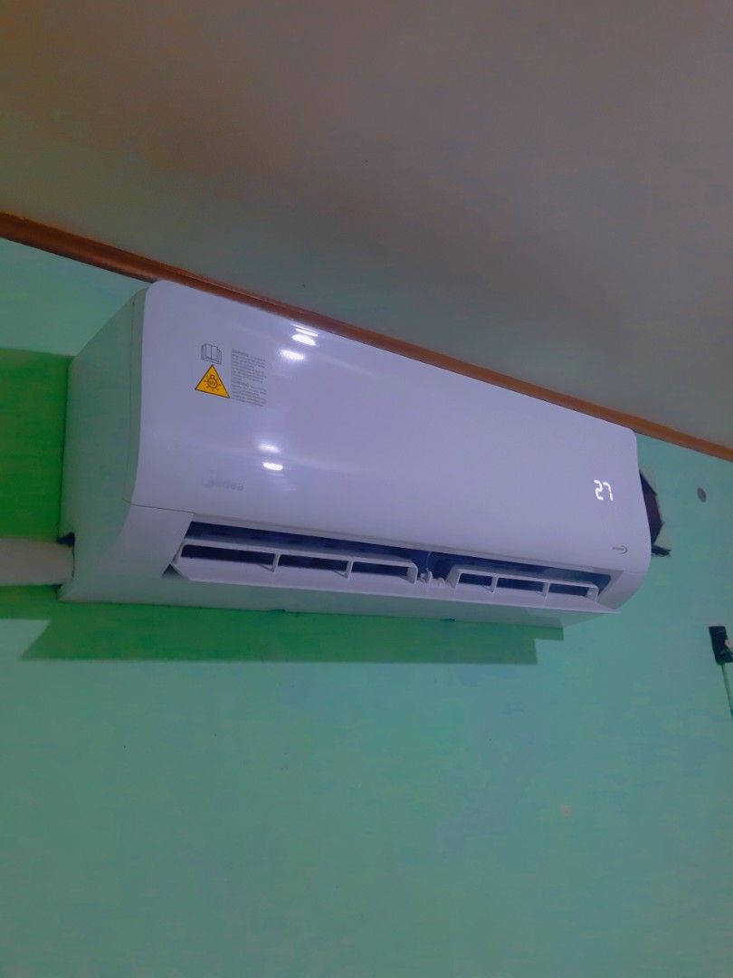 Aircon Midea 1.5hp Pinnacle - Split Type, TV & Home Appliances, Air ...